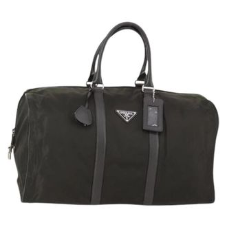 Prada Pre-owned Nylon Weekend Bag - - Pre-owned - Damen - Gr&uuml;n - ONE SIZE