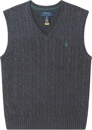 Polo Ralph Lauren Homme, Pulls, Gris, Taille: L Gilet