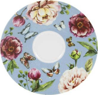 CREATABLE 22217 Untertasse 16cm Enjoy Roses bl (1 St&uuml;ck)