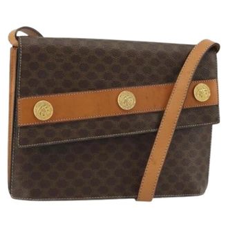 Celine Sac bandouli&egrave;re vintage doccasion - Femme - Pre-owned - Brun - Taille: ONE Size