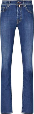 Jacob Cohen Homme, Jeans, Bleu, Taille: W31 Jean Slim-Fit en Denim de Qualité