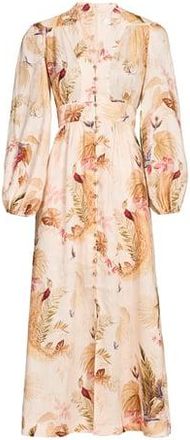 Zimmermann Robe midi &agrave; imprim&eacute; floral