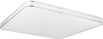 Globo Lighting Projecteur de plafond avec panneau led pour maison intelligente, lampe &agrave; effet &eacute;toile Alexa 48406-48SH