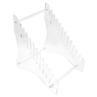 Angoily Mehrschichtiges Transparentes Acryl-cd Regal Robustes Vinyl Schallplatten Display Stabiler Ständer für Fotos Alben und Aufbewahrung Vielseitig für Zuh