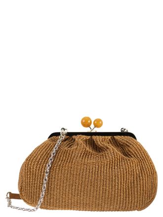 Max Mara Weekend Maxmara Wkafortuna Pasticcino Sac Moyen Effet Raphia