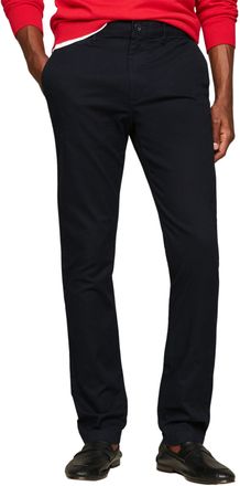 Tommy Hilfiger Herren Chino Hose Bleecker Essential Twill Slim Fit, Blau (Desert Sky), 34W/28L