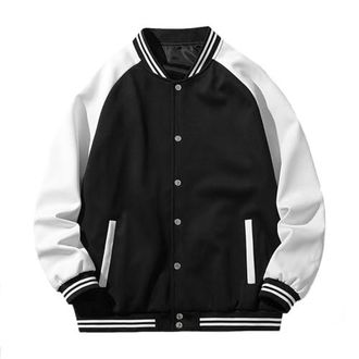 Generic Veste en Jean Courte Noir Veste en Jean Personnalis&eacute;E Veste Homme Rouge Veste en Jean Violet Pastel Blouson Mi Saison Veste en Noir Homme Manteau en V