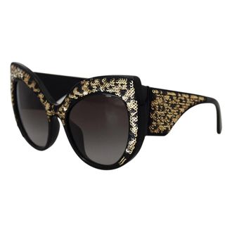 Dolce & Gabbana Femme, Accessoires, Noir, Taille: ONE Size Dg4326 Lunettes de soleil Papillon