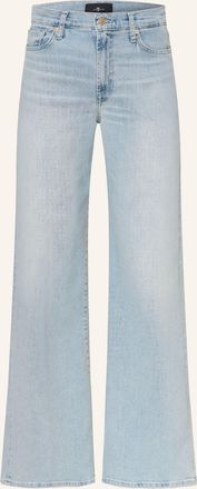 7 For All Mankind Wide Leg Jeans Lotta blau
