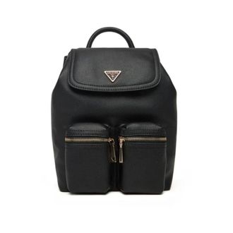 Guess Femme, Sacs, Noir, Taille: ONE Size Manhattan Pocket-Detail Mini Backpack