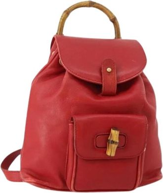 Gucci Pre-owned Vintage Rucksack - - Pre-owned - Damen - Rot - ONE SIZE