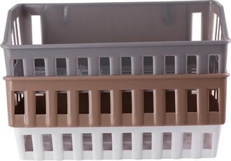 BESPORTBLE 3 St&uuml;ck Wandregal aus Kunststoff Selbstklebend f&uuml;r Badezimmer und K&uuml;che Inklusive Seifenschale in Beige Hellgrau und Hellbraun Einfache Montage ohne B