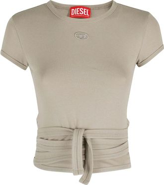 Diesel Femme, Tops, Beige, Taille: 36 FR T-Chemises