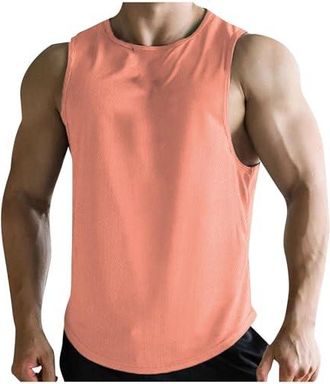 Generic D&eacute;bardeur de sport pour homme - Sans manches - Pour la course &agrave; pied, le sport - Basiques - Maillot dentra&icirc;nement musculaire - Pour l&eacute;t&eacute;, la plage, le