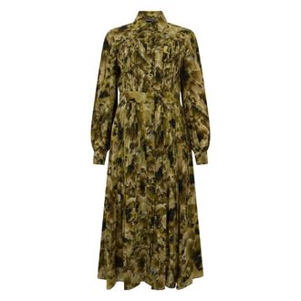 Alberta Ferretti Langes Blumenkleid - - Dresses - Damen - Mehrfarbig - S