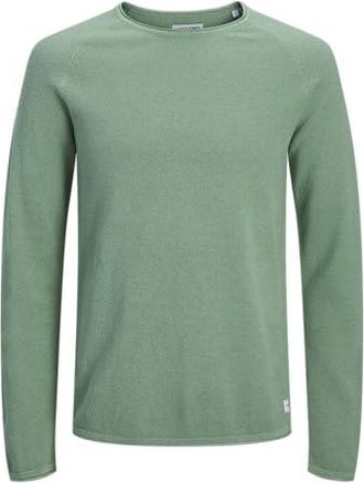 Jack & Jones Jjehill Knit Crew Neck Noos, Granite Vert., XL