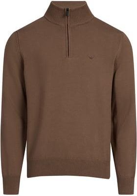 Emporio Armani Pull zipp&eacute; en coton