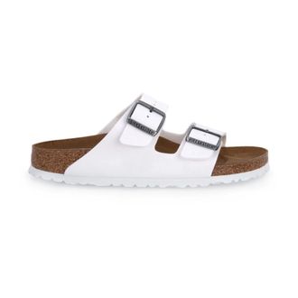Birkenstock Arizona White Calz S Sliders - - Shoes - Herren - Wei&szlig; - 44 EU