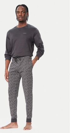 HUGO BOSS Pyjama Relax Long Set 50570566 Dunkelgrau Regular Fit