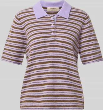 Mos Mosh Poloshirt mit Woll-Anteil Modell Milvi
