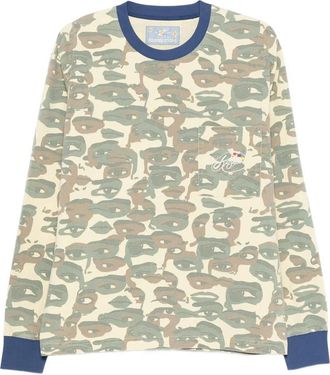 KidSuper Studios Face Camouflage-printED Pocket T-shirt