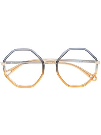 Chloé lunettes de vue à monture ronde - Jaune
