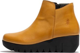 FLY London Fly London Damen Vang364fly Fashion Boot, Mustard, 35 EU