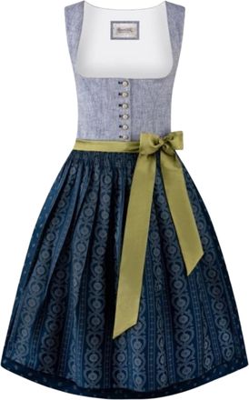 Stockerpoint Damen Dirndl Eleen I Größe 32-48 I Trachtenkleid mit liebevollen Details & eleganter Dirndlschürze I Bequem & pflegeleicht I Perfekt für Volksfest & F