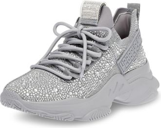 Steve Madden Damen Maxima Sneaker, Denim Rhinestone, 38 EU