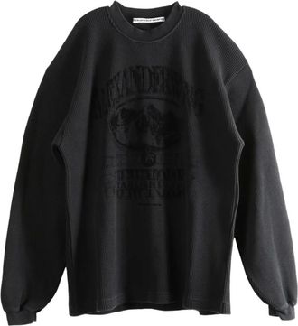 Alexander Wang sweat à imprimé graphique - Noir