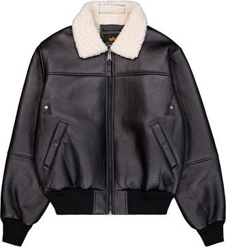 Alpha Industries Alpha Industries Herren B-15 Modified Bomberjacke, Black, M