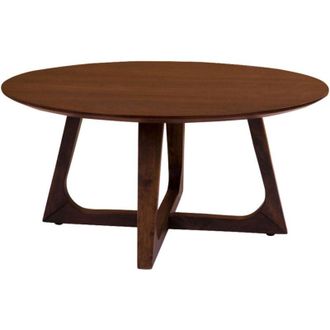M&S Collection M&s - Table basse en bois &oslash;75cm - Bois fonc&eacute; - hellerup