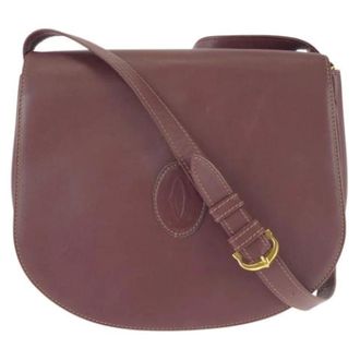 Cartier Pre-owned Cuir sacs-ports-paule - Femme - Pre-owned - Rouge - Taille: ONE Size