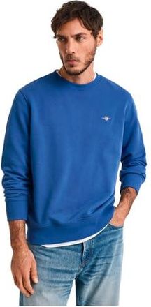 GANT Reg Shield C-Neck Sweat Maillot de survêtement, Bleu Vif, XL Homme