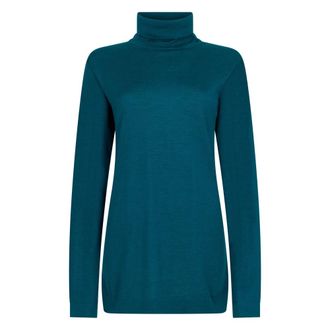 Malo Rollkragenpullover - - Knitwear - Damen - Blau - 3XL