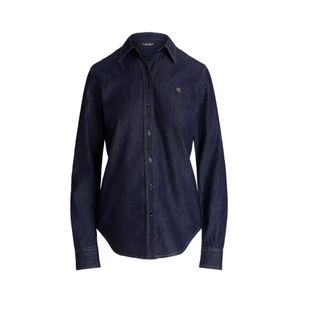 Ralph Lauren Femme, Blouses et Chemises, Bleu, Taille: 38 FR Chemise en jean