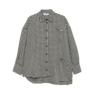 The Attico Pied-de-poule Bomber-Hemd - - Blouses & Shirts - Damen - Mehrfarbig - S