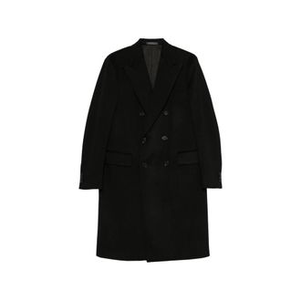 Caruso Double-breasted Peaked-lapel Coat