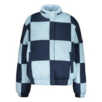 Kenzo Daunenjacke mit Rei&szlig;verschluss und Druckkn&ouml;pfen - - Jackets - Damen - Blau - S