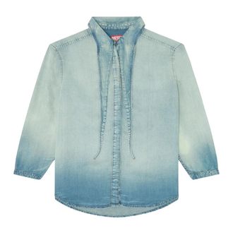 Diesel De-Arven-S1 Camicia - - Blouses & Shirts - Damen - Blau - XS