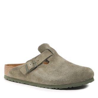 Birkenstock Pantoletten Birkenstock Boston 1024721 Gr&uuml;n