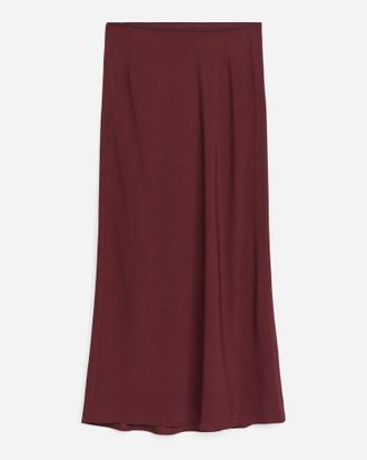 Arket Fallender Maxirock -Rot