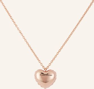 Marc Jacobs Halskette Balloon Heart rosegold