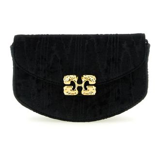 Ganni Lulu Wallet On Chain - - Bags - Damen - Schwarzk - ONE SIZE