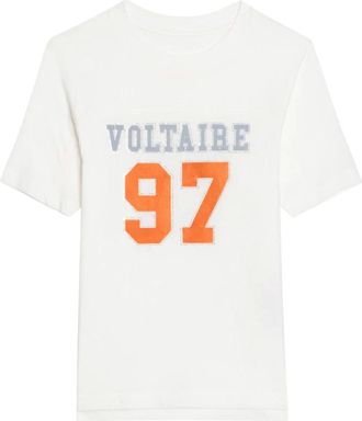 Zadig&Voltaire Femme, Tops, Blanc, Taille: 40 FR Boo T-shirt