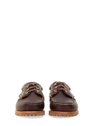 Timberland Leather Boat Moccasin Loafers - Brown