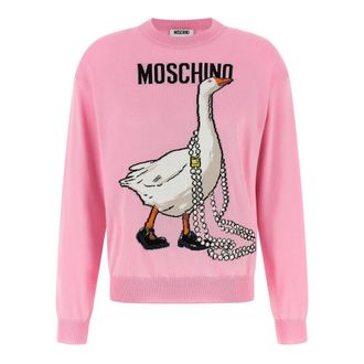 Moschino Damen, Sweatshirts & Hoodies, Rosa, XSGr&ouml;&szlig;e