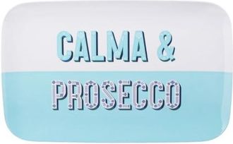 KASANOVA RECHTECKIGE SCHALE CM 40,5X25 MAIOLIKA BLAU MELAMIN