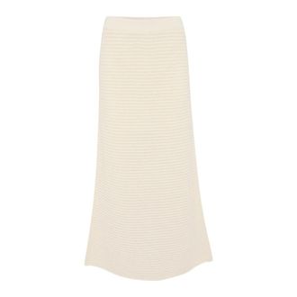 Part Two Knit Skirt Tofu - - Skirts - Damen - Beige - S