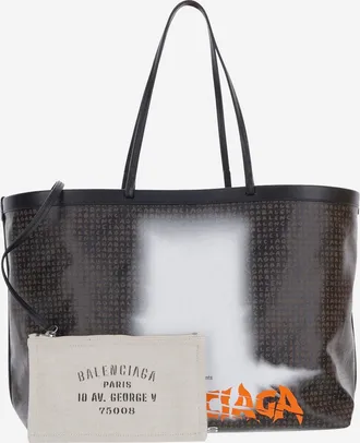 Balenciaga Womens Tote Bag Select Multicolour Cotton Shoulder